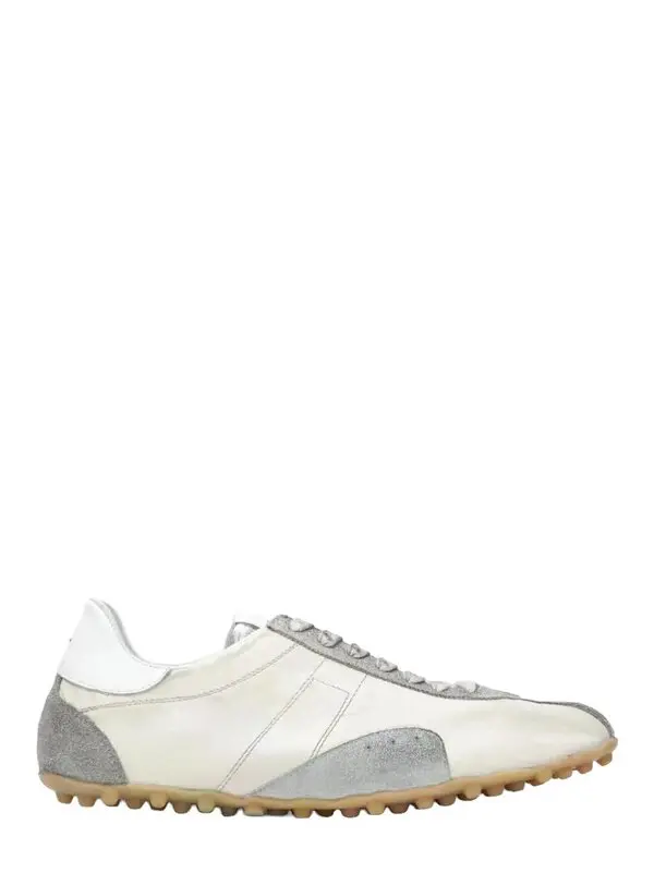 MAISON MARGIELA Sprinters Panelled Leather Sneakers - Neutrals