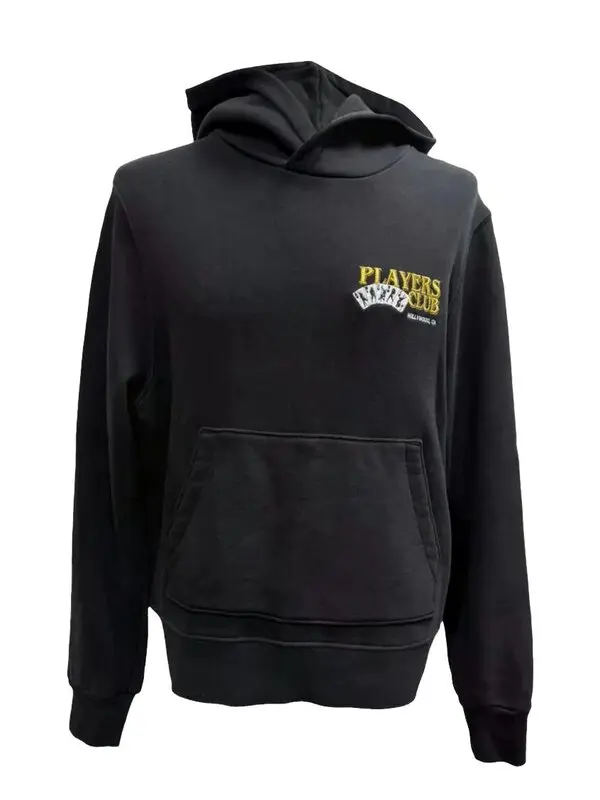 Amiri Players Club Printed Hoodie - Black