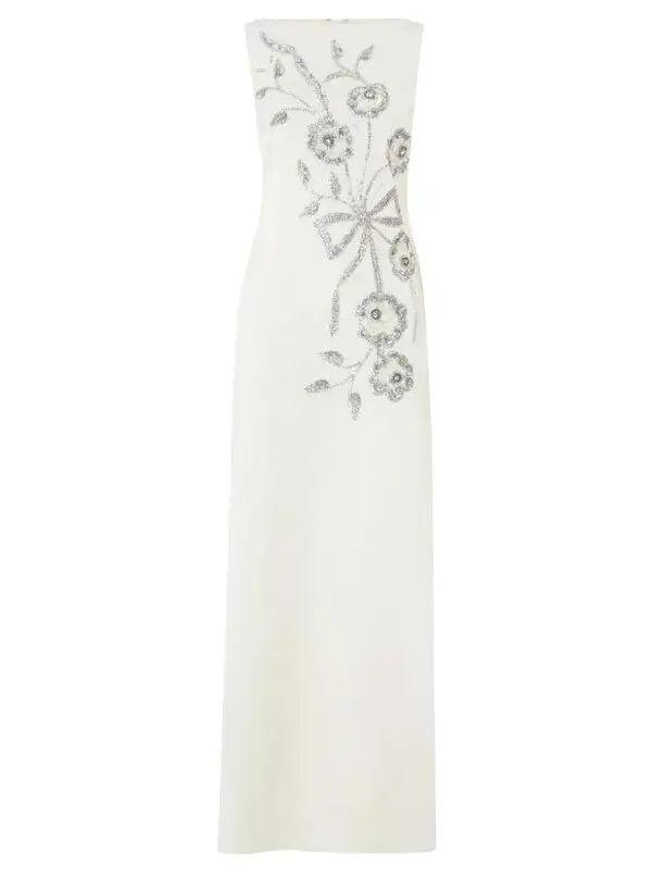 TEMPERLEY LONDON Lana Floor-length Dress - White