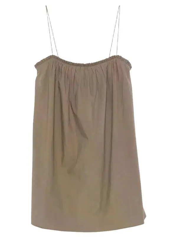 Matteau Frill Cami Dress - Brown