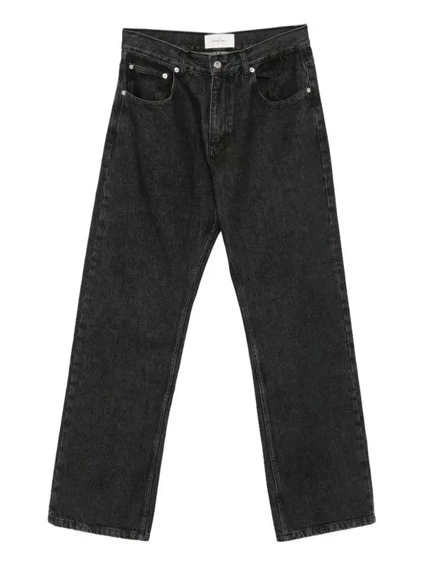 SECOND / LAYER Straight-leg Jeans - Black