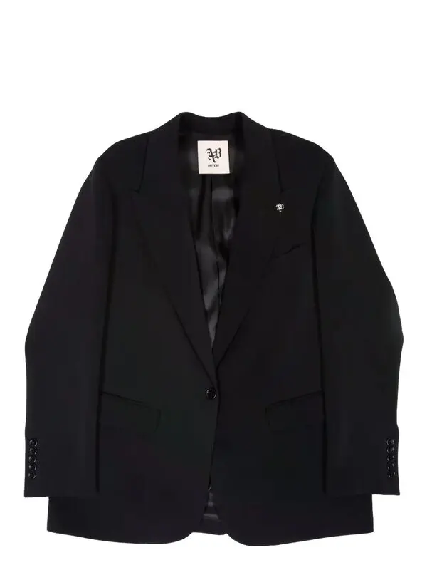 ANIYE BY Bella Peak-lapel Blazer - Black