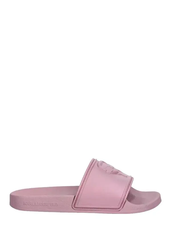 Karl Lagerfeld Ikonik Karl Slides - Pink