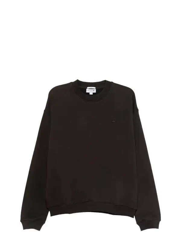 Lacoste Logo-patch Sweatshirt - Brown