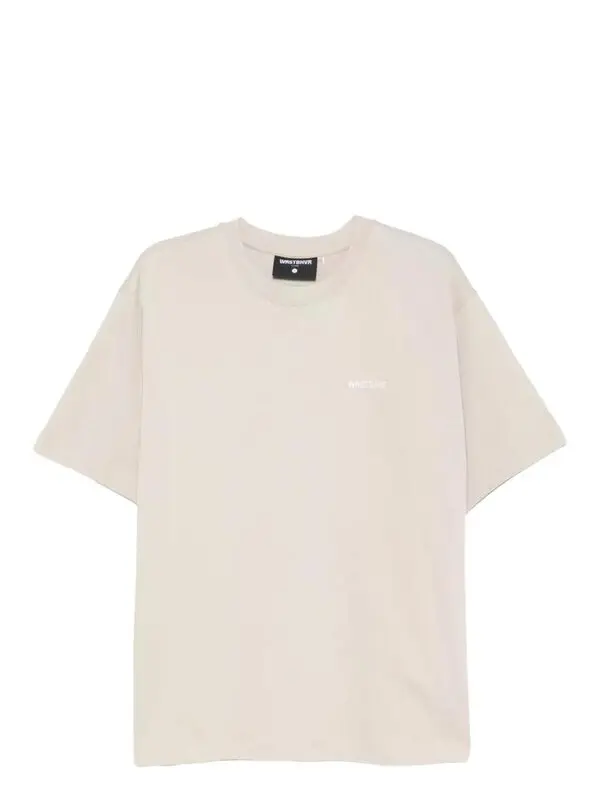 WRSTBHVR Cassian Logo-print T-shirt - Neutrals