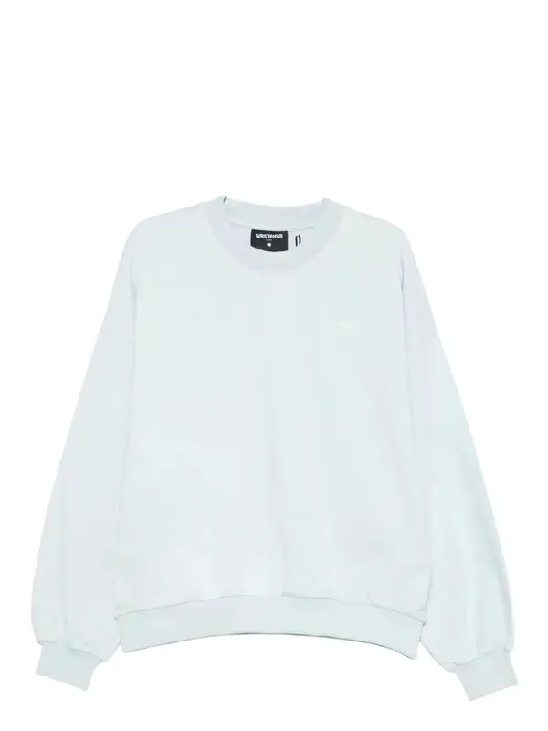 WRSTBHVR Logo-print Sweater - Blue