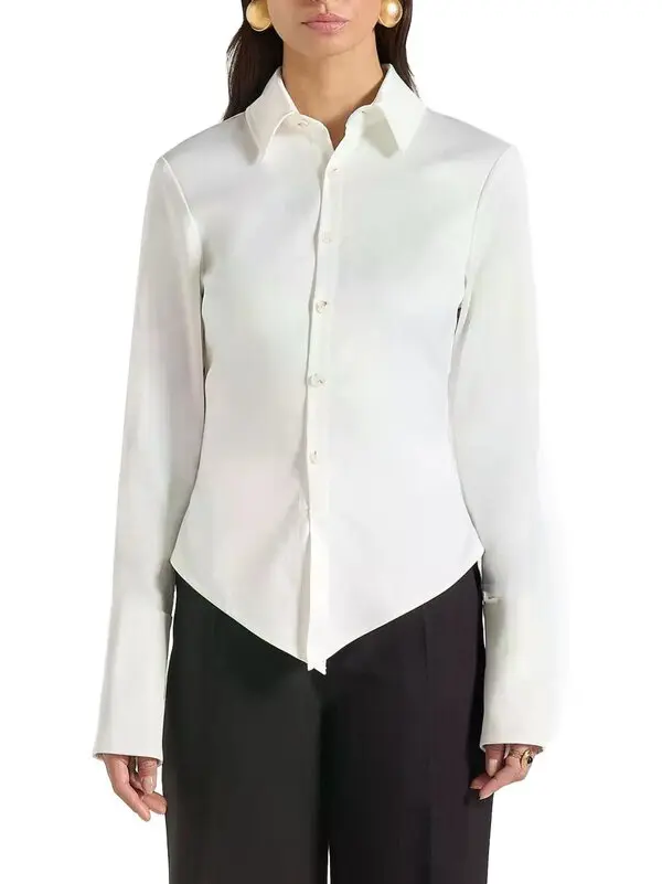 Manière De Voir Sonia Cinched Shirt - White