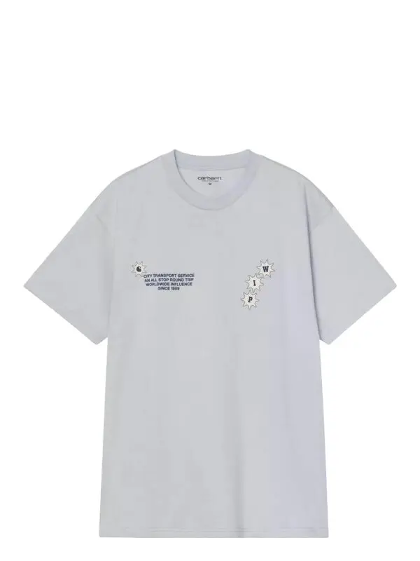 Carhartt Work In Progress C Trip Graphic-print T-shirt - Grey