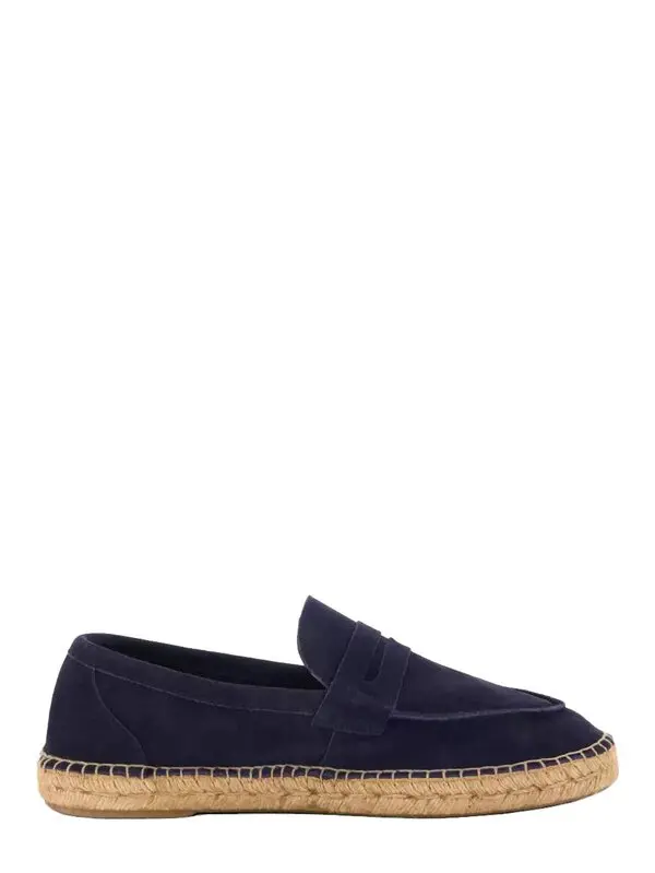 Boggi Milano Suede Loafer Espadrilles - Blue
