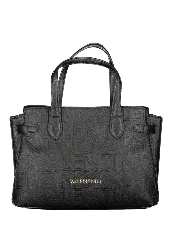 MARIO VALENTINO Logo-embossed Tote Bag - Black