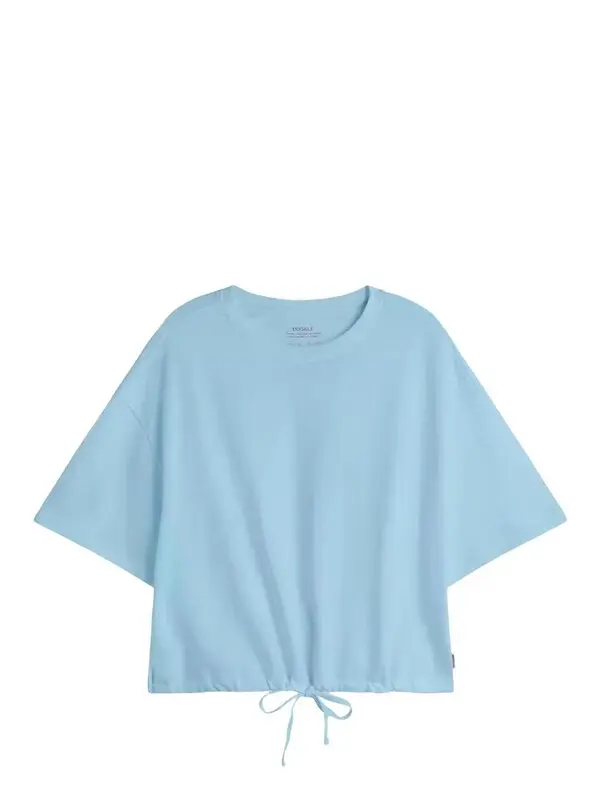 ECOALF Neiva Drawstring-hem T-shirt - Blue