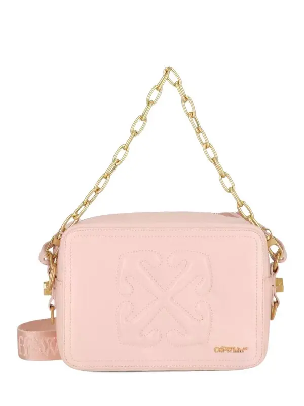 Off-White Chain-link Crossbody Bag - Pink
