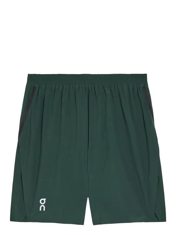 On Train Stretch-shell Shorts - Dark Green