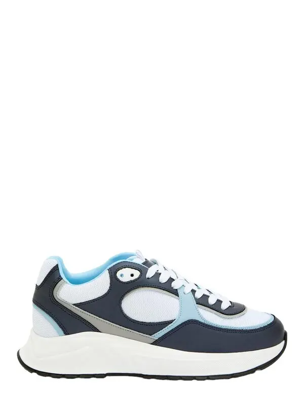 CLEENS Onesixty Panelled Mesh Sneakers - Blue