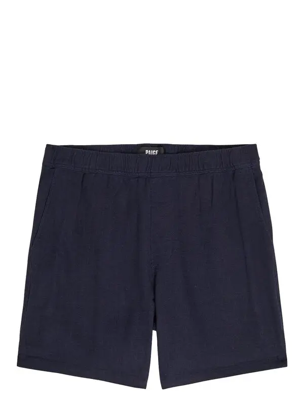 Paige Elijah Woven Shorts - Navy