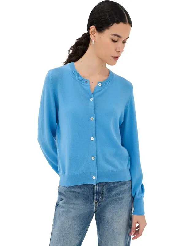 Daughter Enya Cashmere Cardigan - Blue