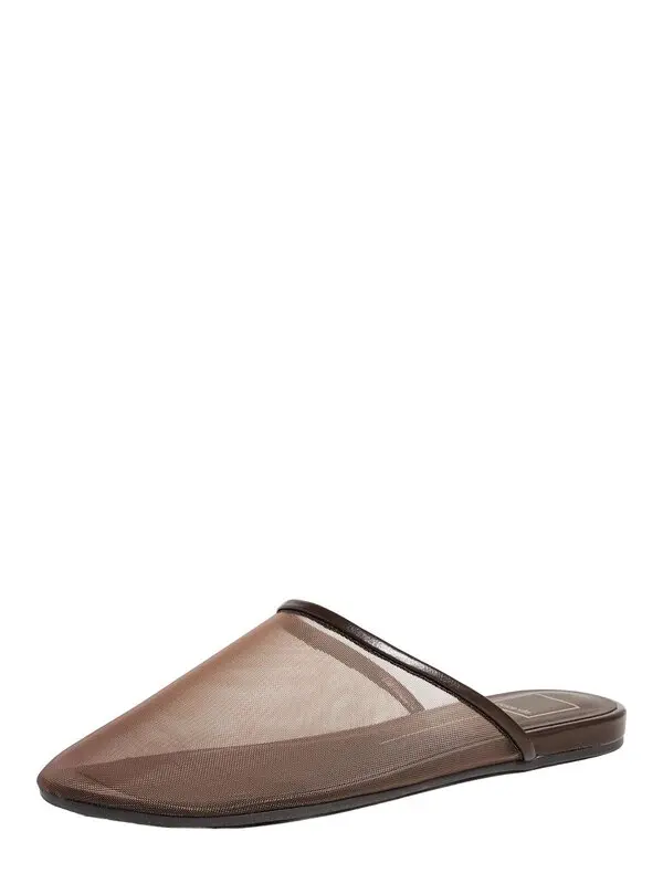 Dolce Vita Geni Mesh Mules - Chocolate Mesh