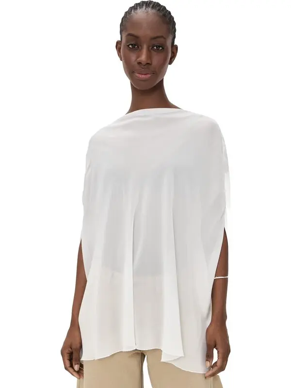 Lioness Aura Poncho - Porcelain