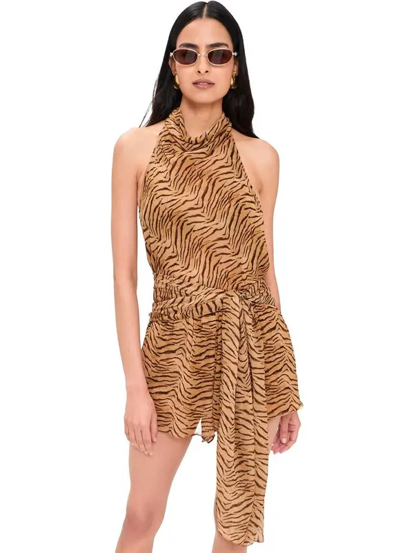 VIX PAULA HERMANNY X Rosie Huntington-whiteley Crepe Resort Top - Multi