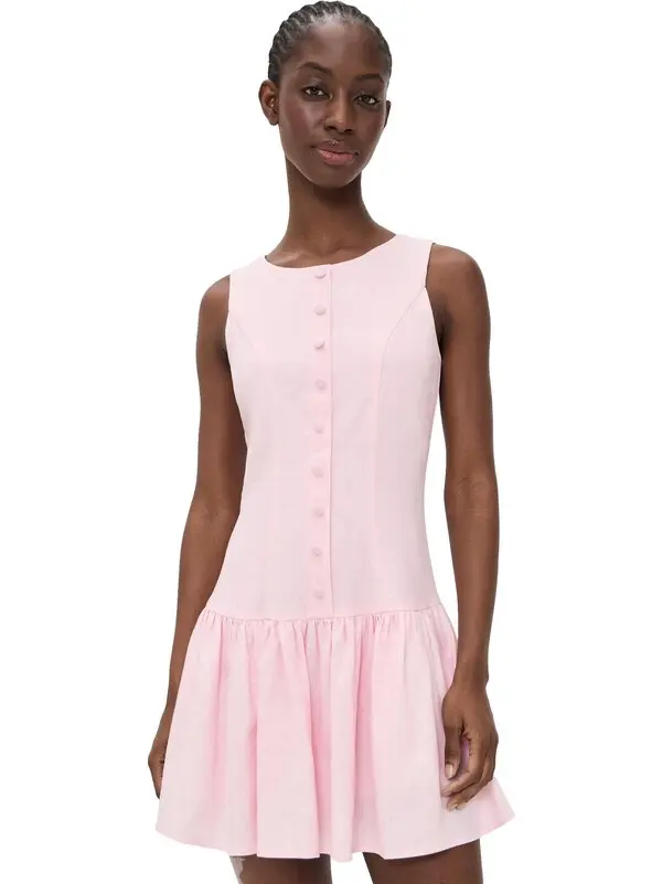 WAYF Martini Mini Dress - Light Pink