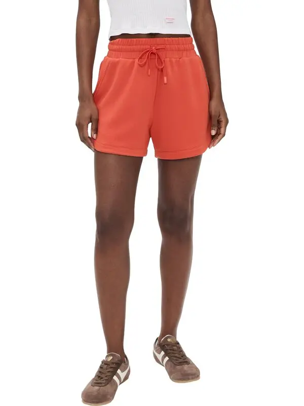 Varley Coulter High-rise Shorts - Summer Fig