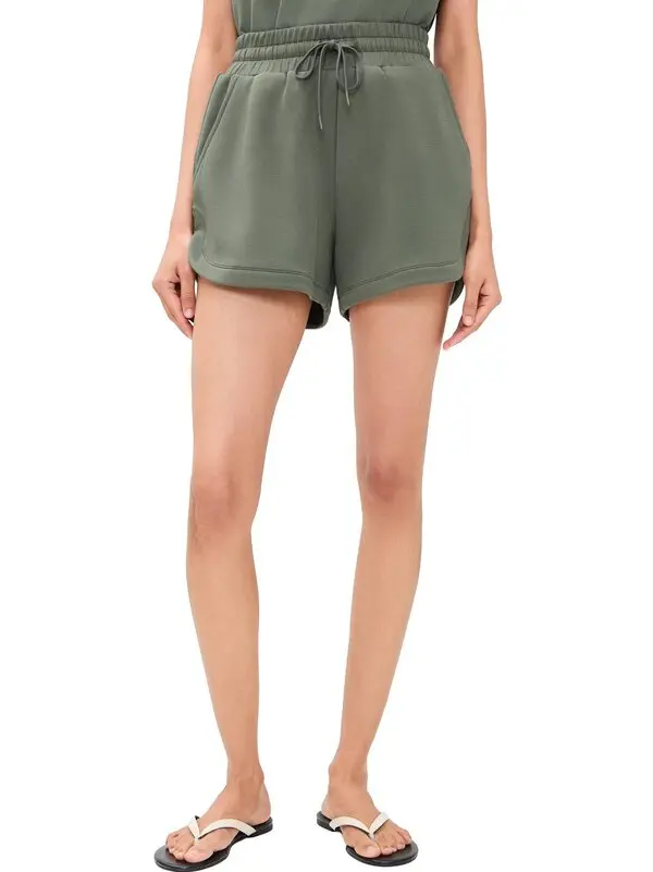 Varley Coulter High-rise Shorts - Thyme