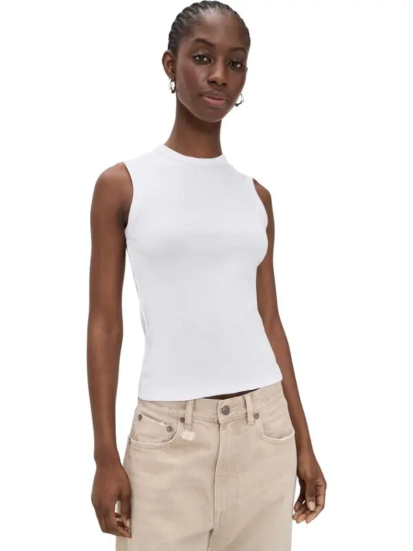 Madewell The '90s Shell Tank - White