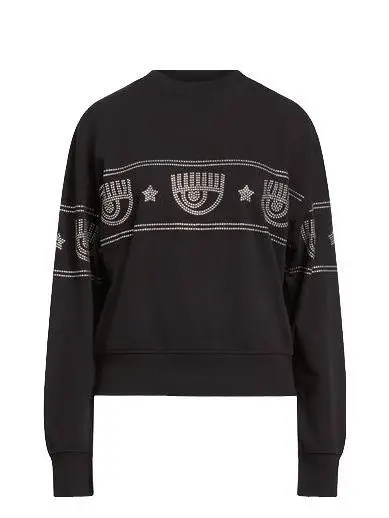 CHIARA FERRAGNI Cotton-blend Sweatshirt - Black