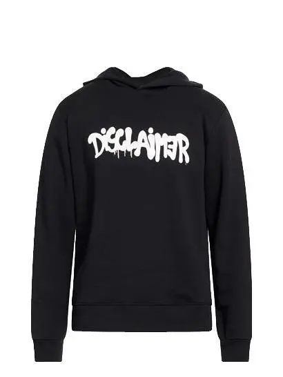 DISCLAIMER Cotton Fleece Sweatshirt - Black
