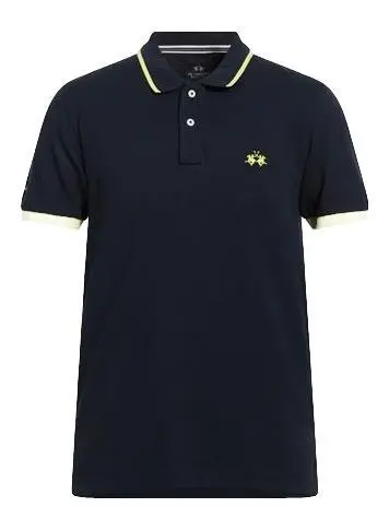 LA MARTINA Polo Shirt Size Cotton - Navy