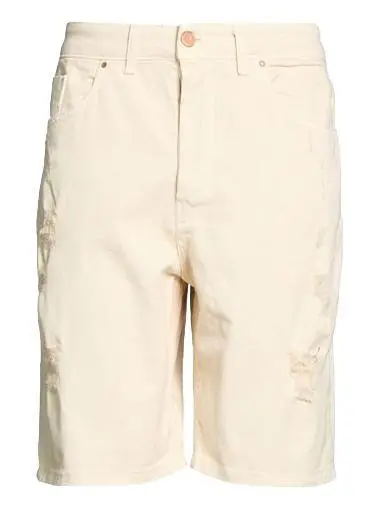 BERNA Denim Shorts - White