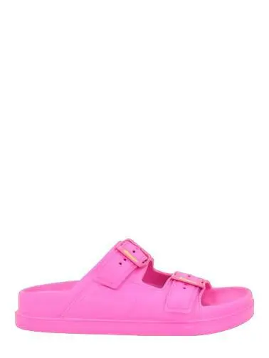 BLAUER. Rubber Sandals With Buckle Fastening - Pink