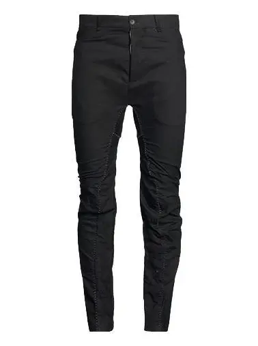 Masnada Tapered Cotton Casual Pants - Black