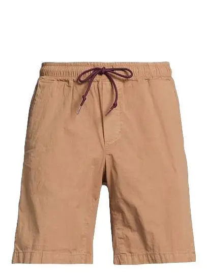 SHOE Cotton Blend Casual Shorts - Beige