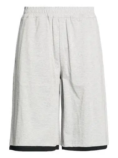 JIL SANDER Cotton Jersey Athletic Shorts - Grey