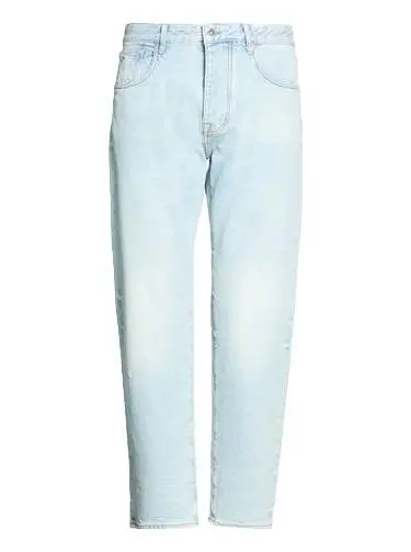 Armani Exchange Tapered Jeans With Brand Logo - Blue