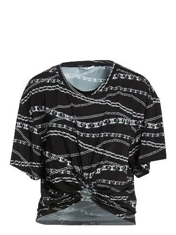 Rabanne Printed Stretch Jersey T-shirt - Black