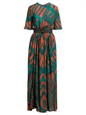 CONNOR & BLAKE Cotton Maxi Dress - Green