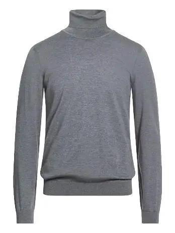 BOSS Turtleneck Virgin Wool Top - Grey