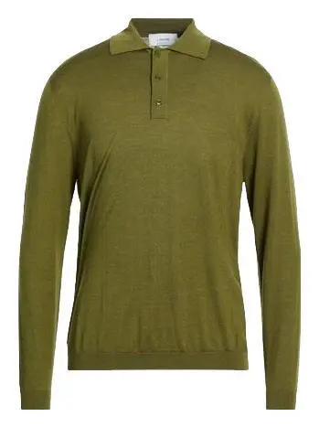 LARDINI Wool, Silk, And Cashmere Knit Sweater - Green