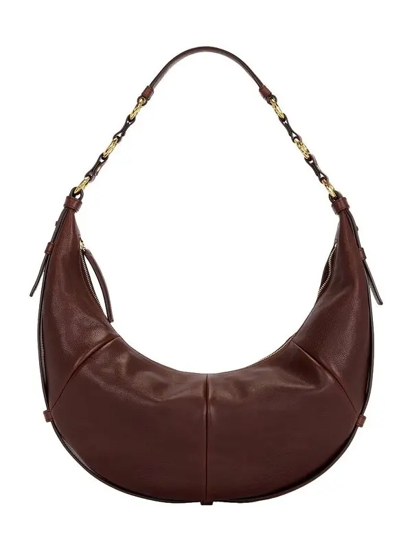 Saint Laurent Saharienne Hobo Bag - Nut Candy