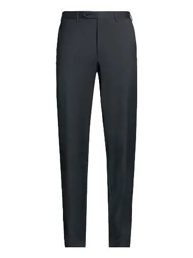 Canali Pants In Cool Wool - Blue