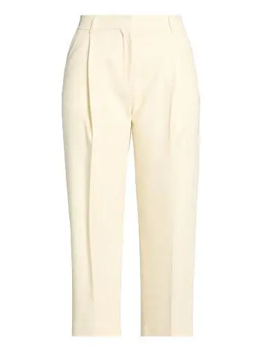 TOTEME Viscose And Virgin Wool Tapered Pants - White