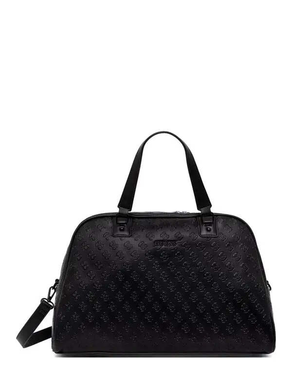 Guess Logo-embossed Holdall Bag - Black