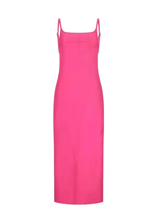 Attico Slit-detail Dress - Pink