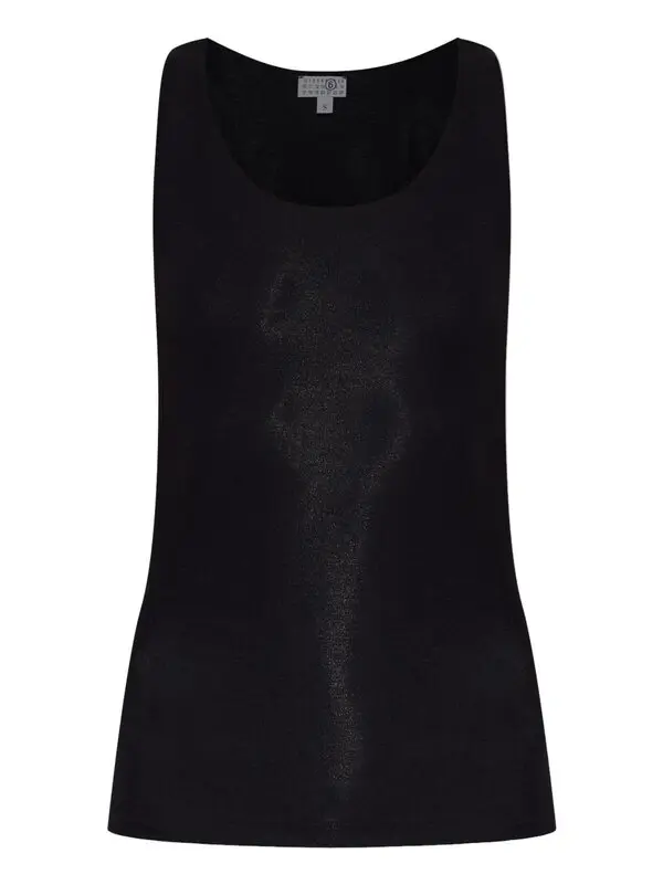 MAISON MARGIELA Lingerie Tank Top - Black