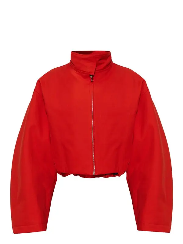 Alaïa Insulated Jacket With Stand-up Collar - Red