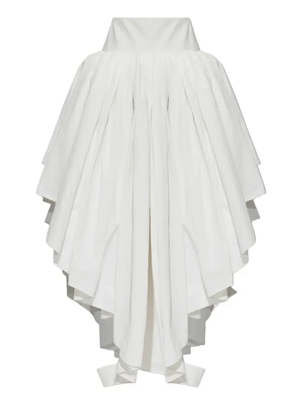 Alaïa Asymmetrical Skirt - White