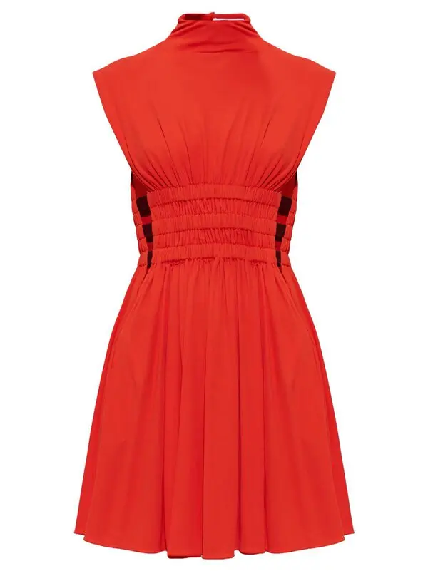 Alaïa Sleeveless Mini Dress - Red