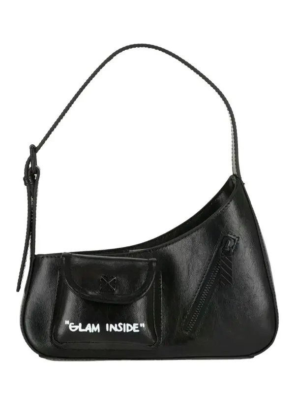 Off-White Jitney Pocket-detail Shoulder Bag - Black